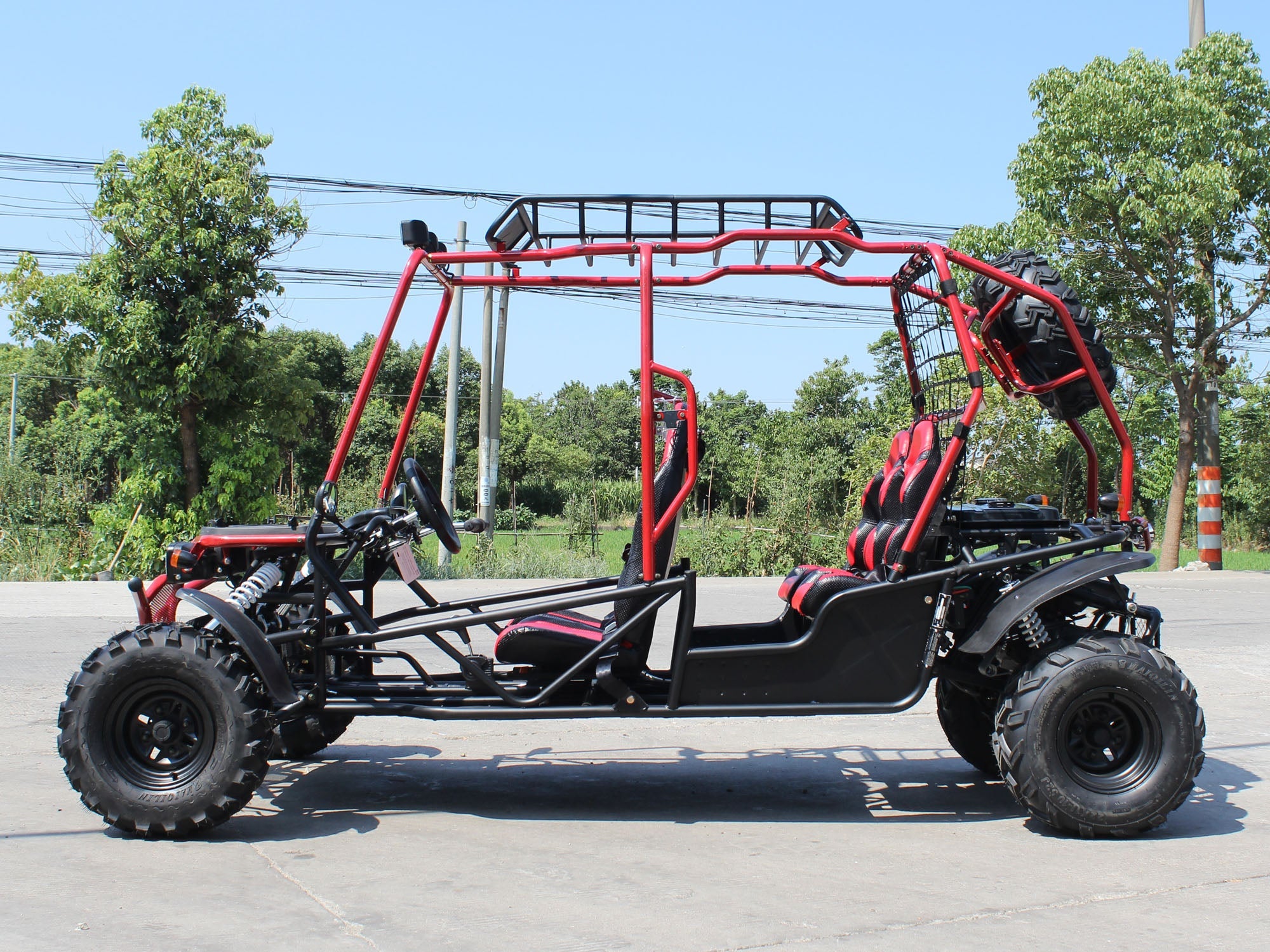 DongFang Traveler DF200GKG-4, Adult Go-Kart Buggy, 4-Seater Big Bore 2 ...