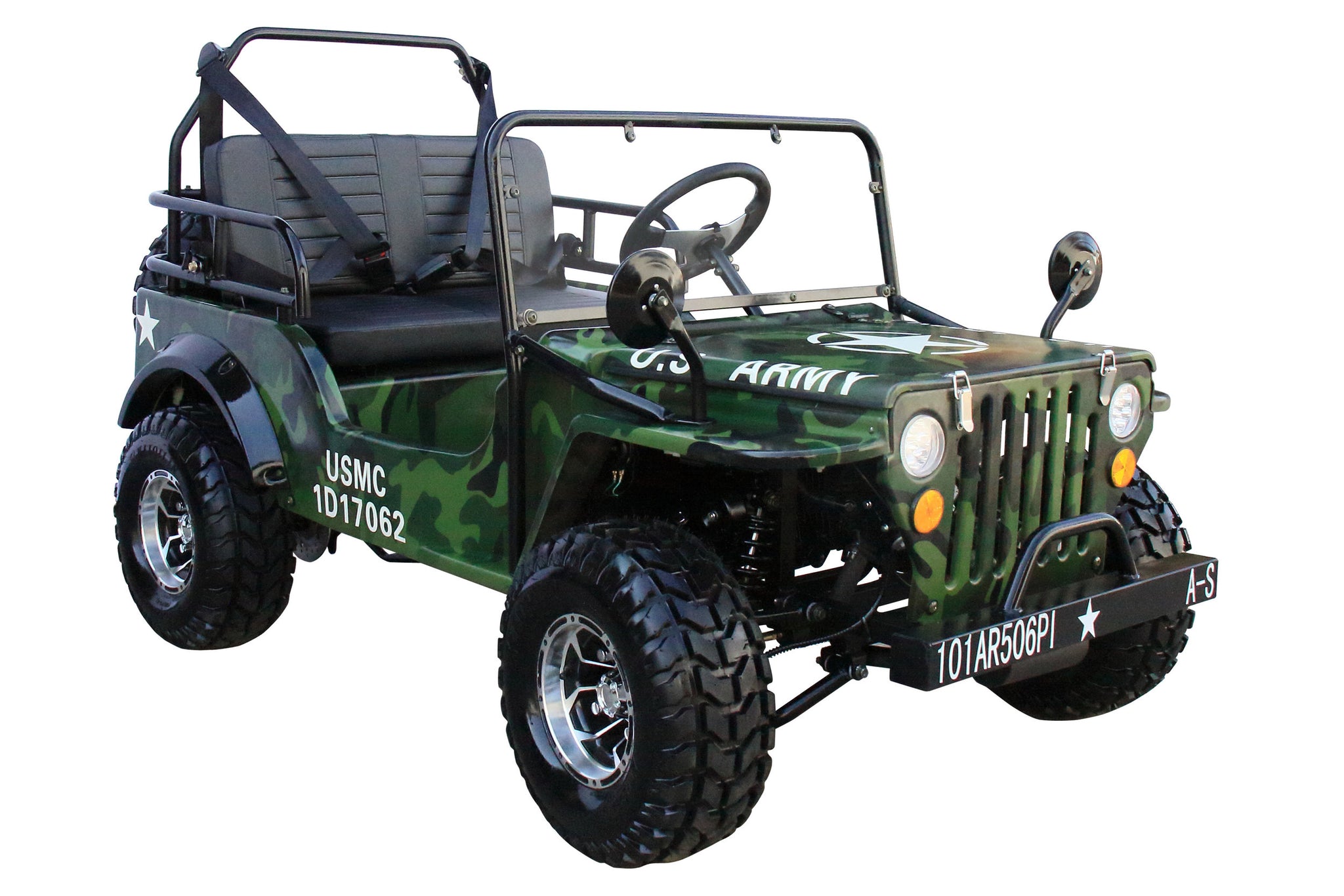 Coolster 6125A Mini Jeep Willis Style Children's Go-Kart Buggy, 125cc ...