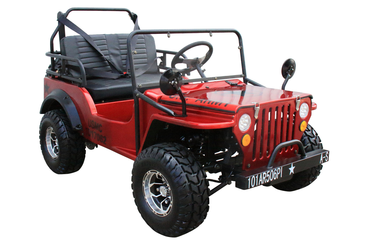 Coolster 6125A Mini Jeep Willis Style Children's Go-Kart Buggy, 125cc ...