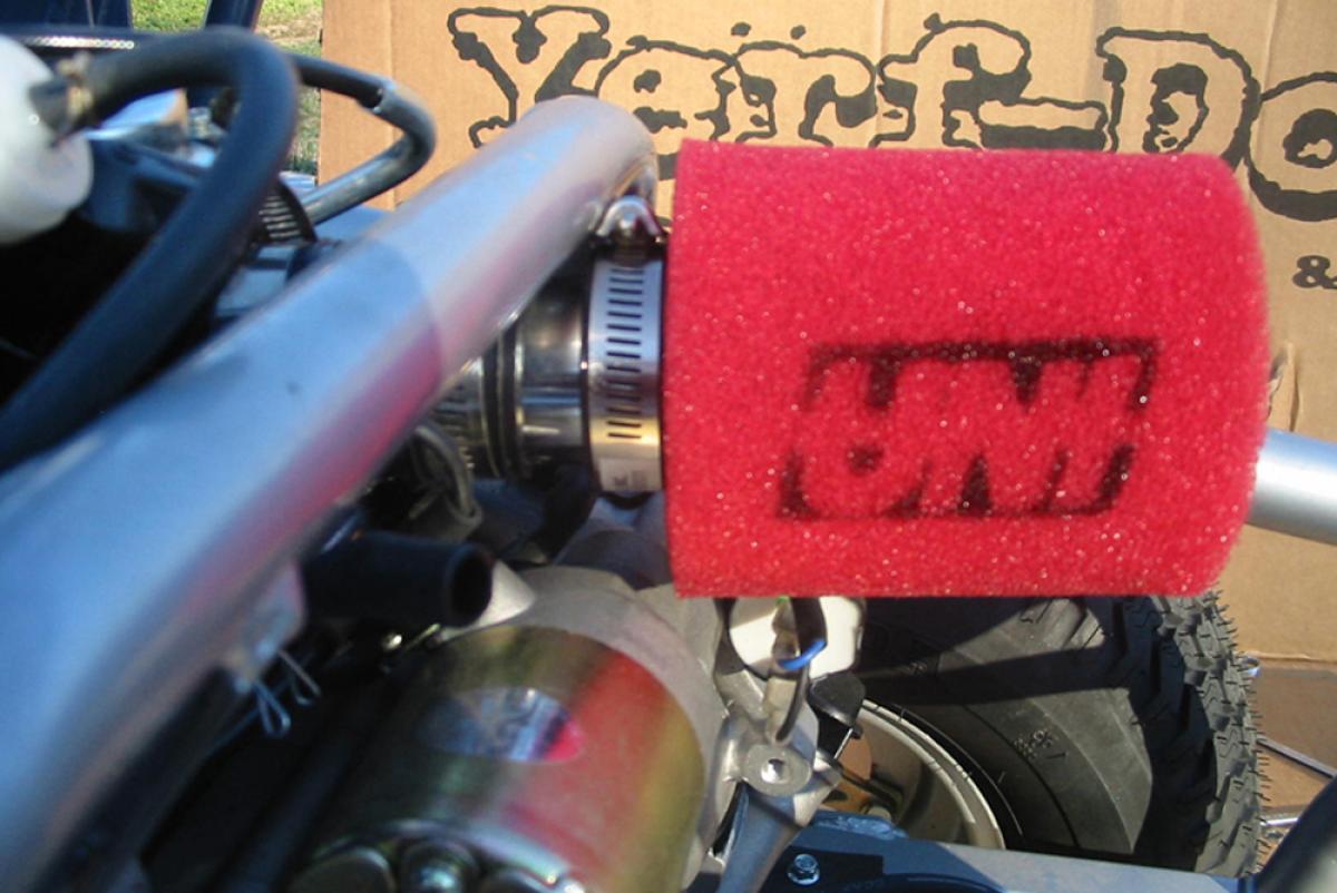 Go-Kart ATV Air Filter UNI-Filter Assembly and Oil Kit--100% Made in U ...