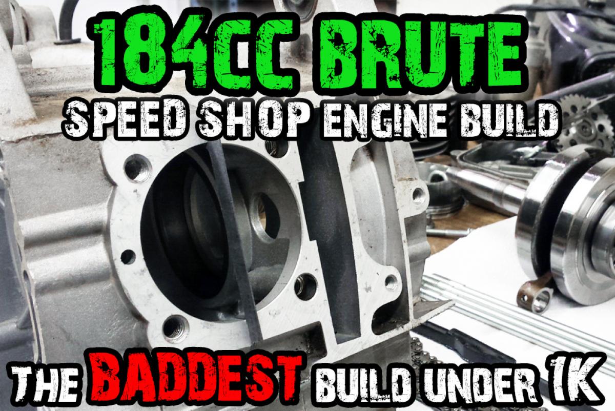 184cc Brute Muscle Conversion & Rebuild Service For Your 150cc Engine ...